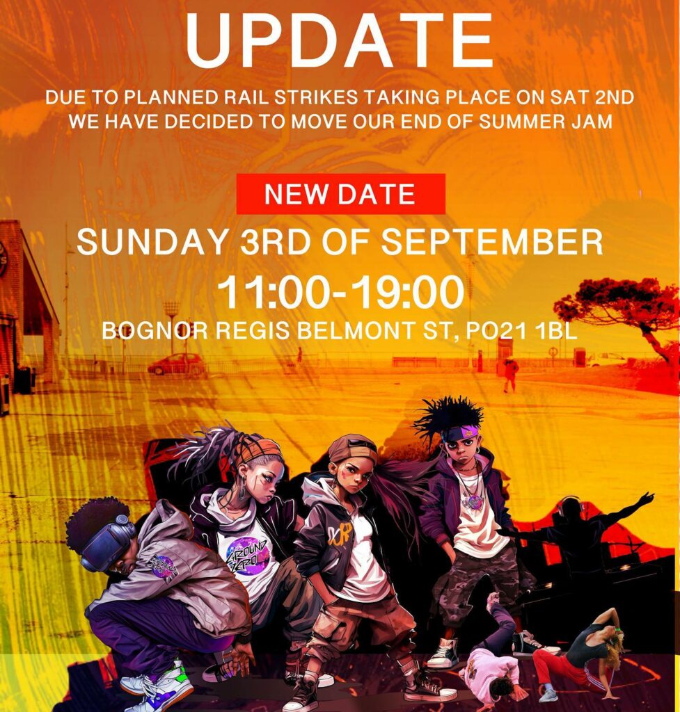 Ground Zero Live End of Summer Jam 2023 - What's On - Love Bognor Regis