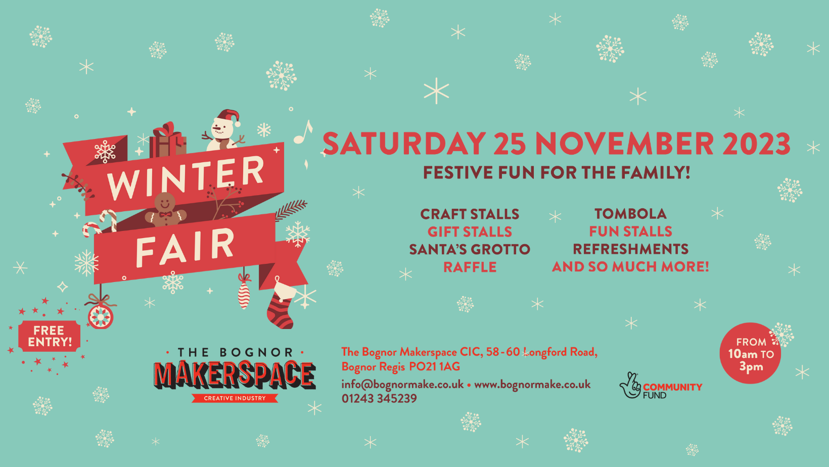 The Bognor Makerspace Winter Fair - What's On - Love Bognor Regis