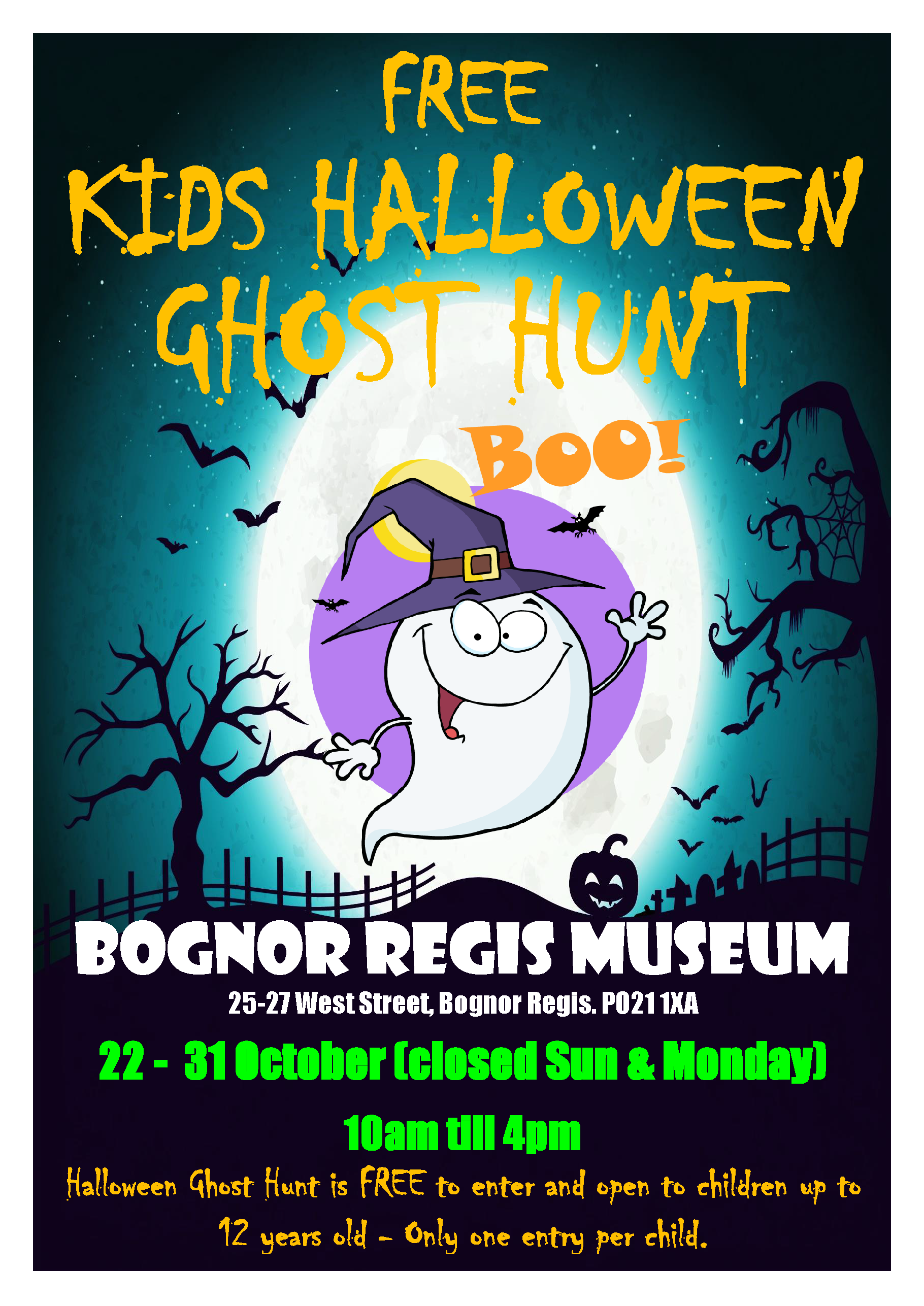 Kids Halloween Ghost Hunt - What's On - Love Bognor Regis