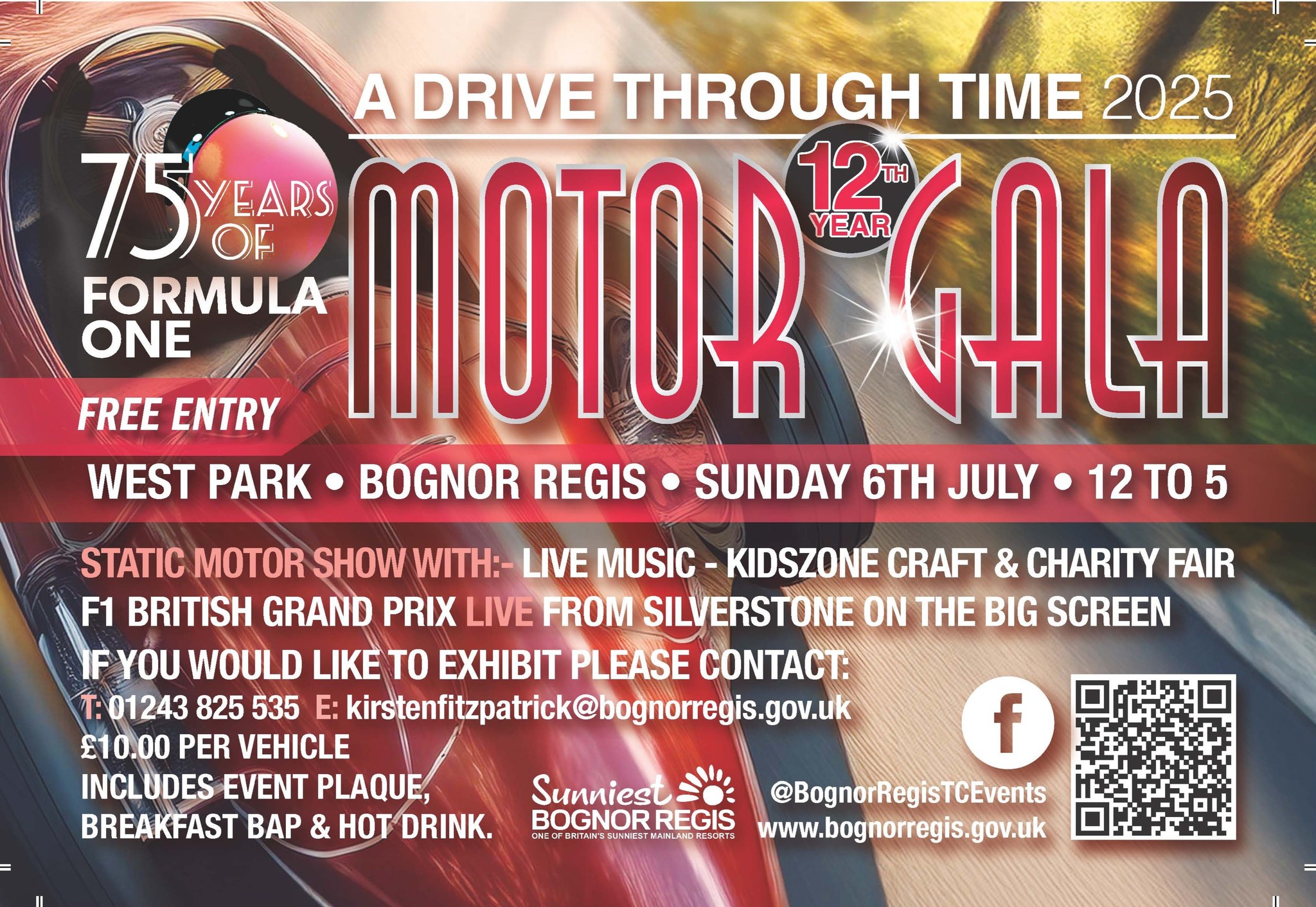 Drive Through Time Motor Gala 2025 - What's On - Love Bognor Regis