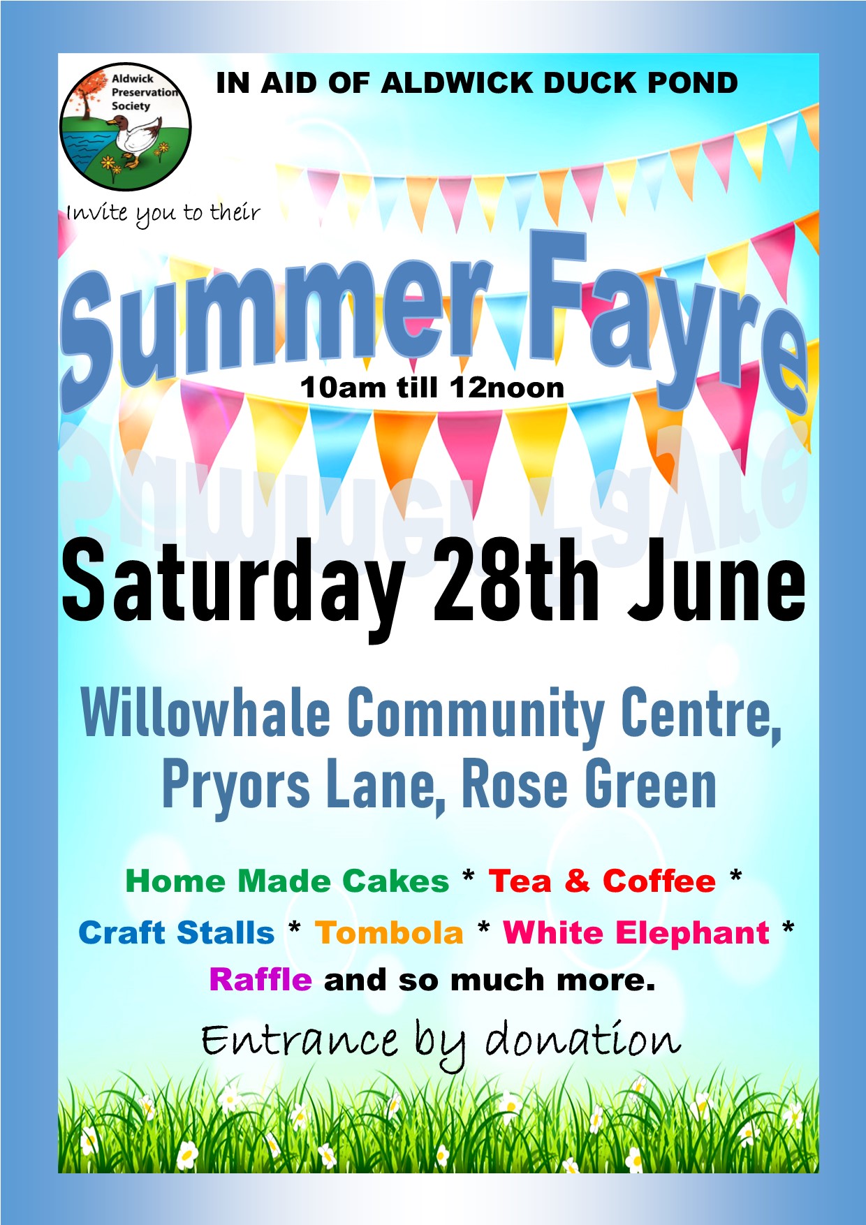 Aldwick Duckpond Summer Fayre - What's On - Love Bognor Regis