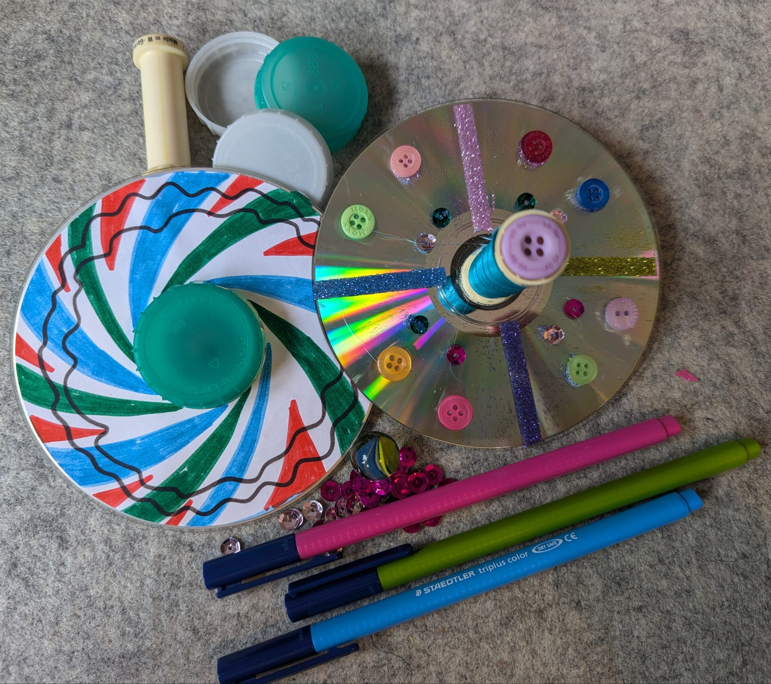 Holiday Thursday Make & Take - CD Spinning Tops - What's On - Love ...