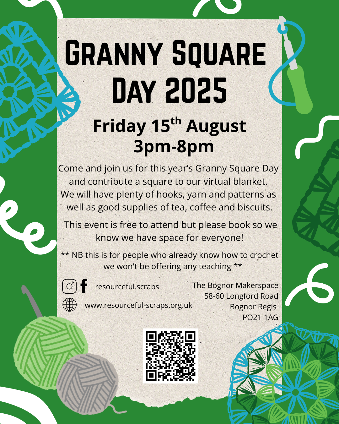 Granny Square Day 2025 - What's On - Love Bognor Regis